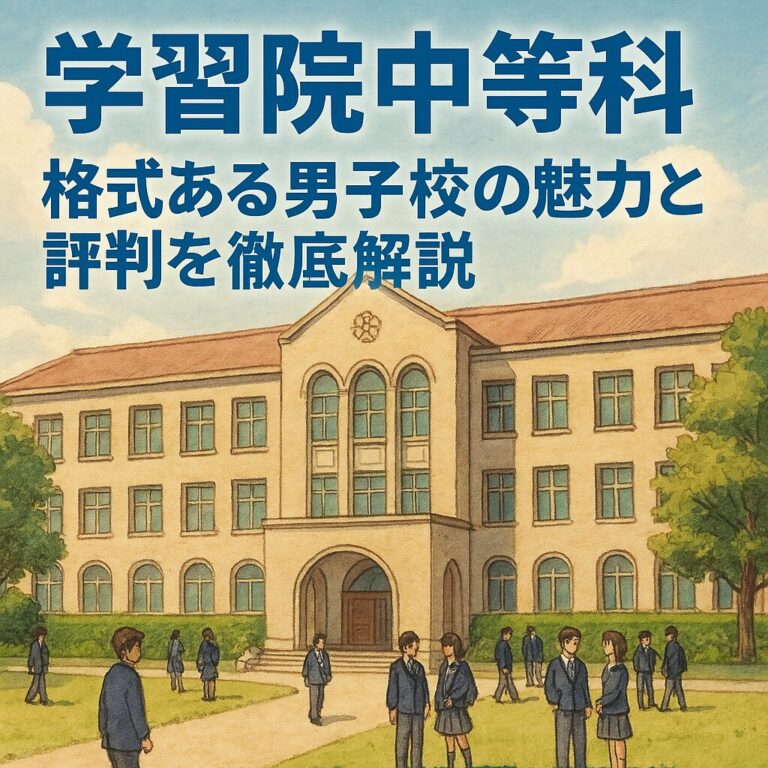 【学習院中等科】格式ある男子校の魅力と評判を徹底解説｜進学実績・行事・学費まとめ - SyntacticSugarの備忘録