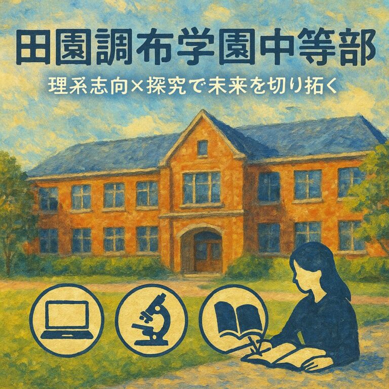 田園調布学園中等部の評判と進学実績は？理系にも強い注目の女子校を徹底解説！ - SyntacticSugarの備忘録